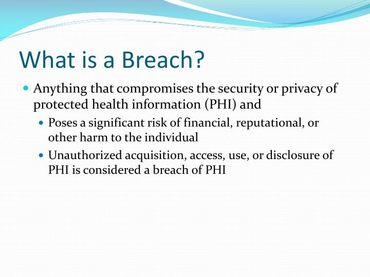 Breach Meaning