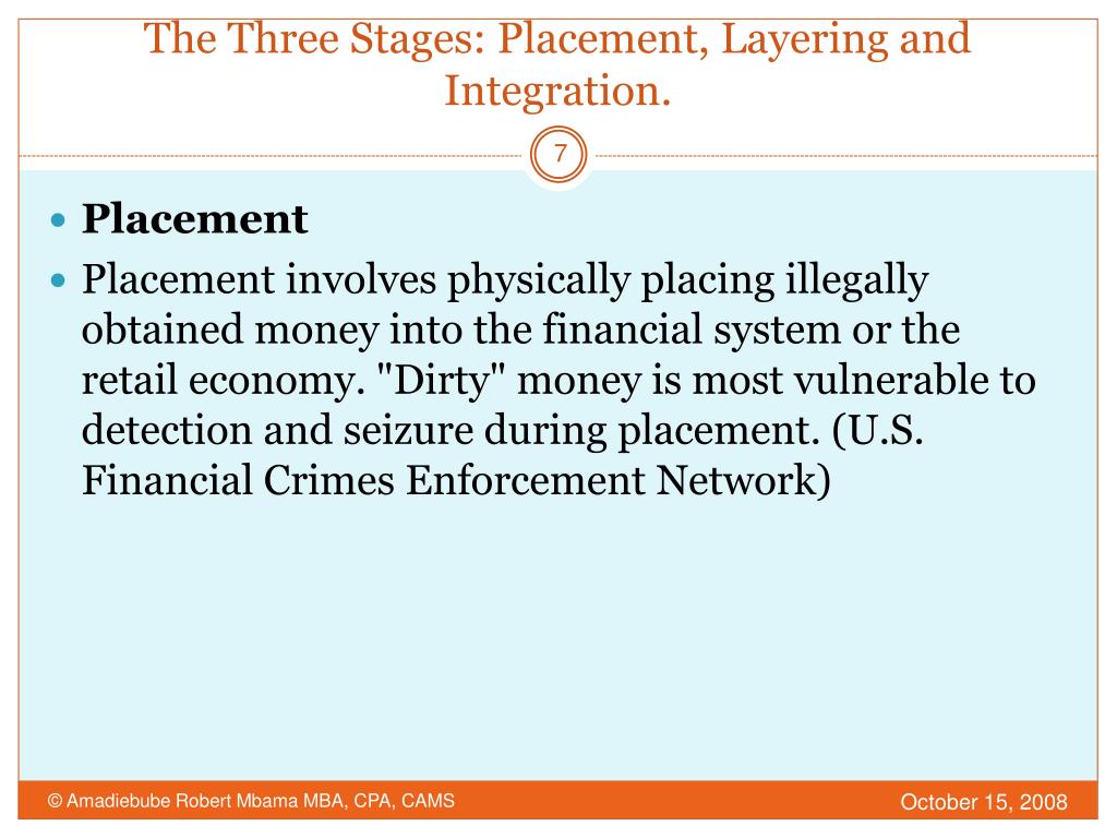 PPT - MONEY LAUNDERING: THE ROLE OF A FORENSIC ACCOUNTANT AS AN EXPERT ...