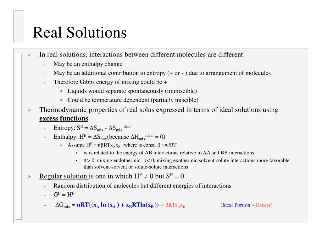 PPT Chapter 7 Simple Mixtures PowerPoint Presentation Free Download PPT Chapter 7 Simple Mixtures PowerPoint Presentation Free Download
