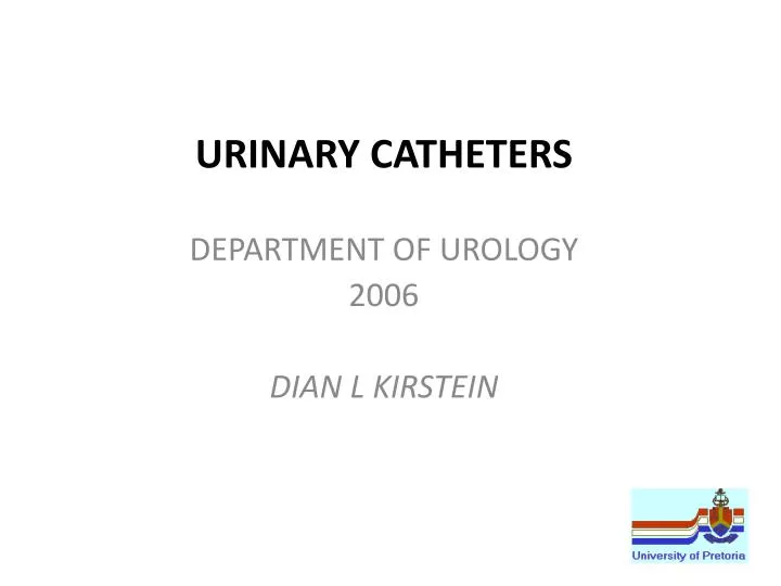 PPT - URINARY CATHETERS PowerPoint Presentation, free download - ID:1411334