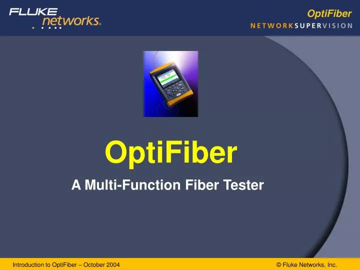 PPT - OptiFiber PowerPoint Presentation, free download - ID:1412581