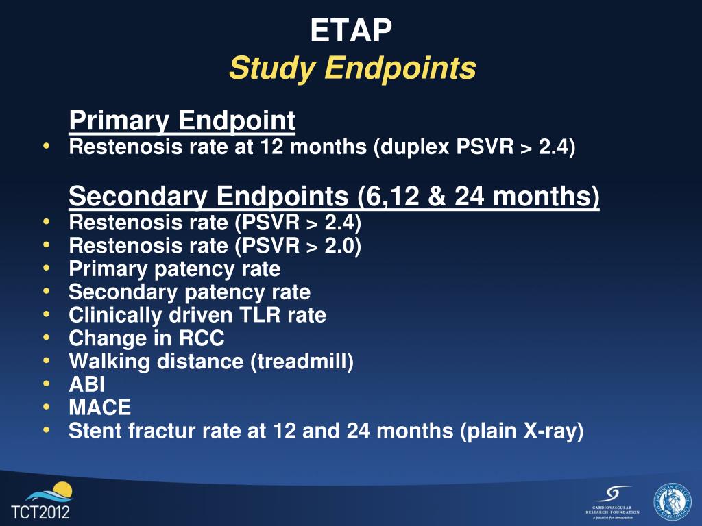 PPT - Thomas Zeller, MD Bad Krozingen, Germany On behalf of the ETAP ...