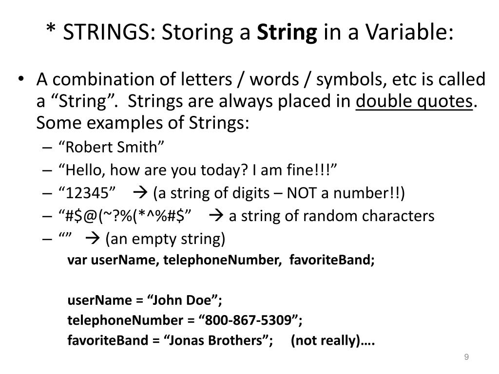 Ppt Javascript Ii Retrieving Information From A Form Variables And Data Types Powerpoint 0668