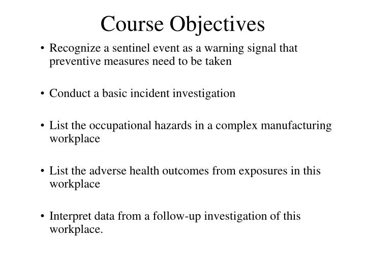 PPT - Introduction to Occupational Safety and Health PowerPoint ...