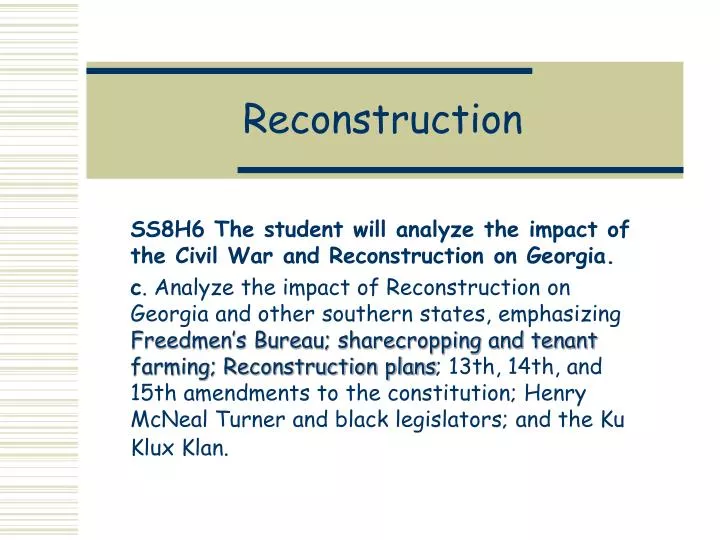 Ppt Reconstruction Powerpoint Presentation Free Download Id 1413738