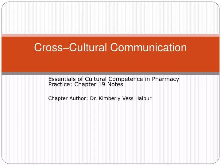 PPT - Cross–Cultural Communication PowerPoint Presentation, free ...