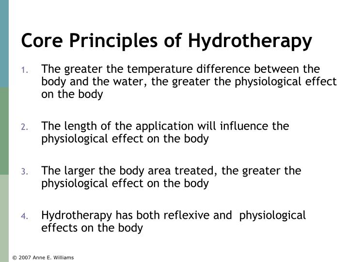 PPT - Hydrotherapy PowerPoint Presentation - ID:1414180