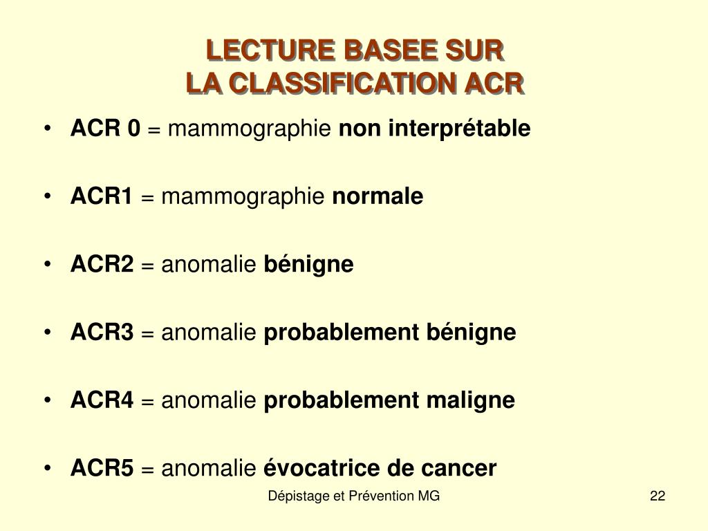 PPT - DEPISTAGE DU CANCER DU SEIN EN MEDECINE GENERALE PowerPoint ...