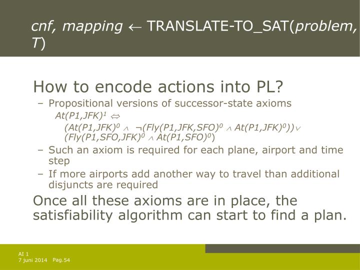 PPT - Artificial Intelligence: Planning PowerPoint Presentation - ID ...