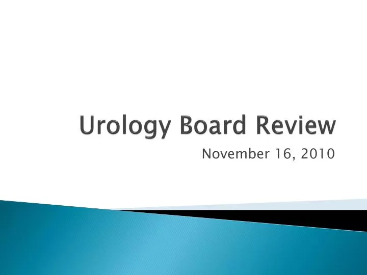 PPT - Urology Board Review PowerPoint Presentation, free download - ID ...