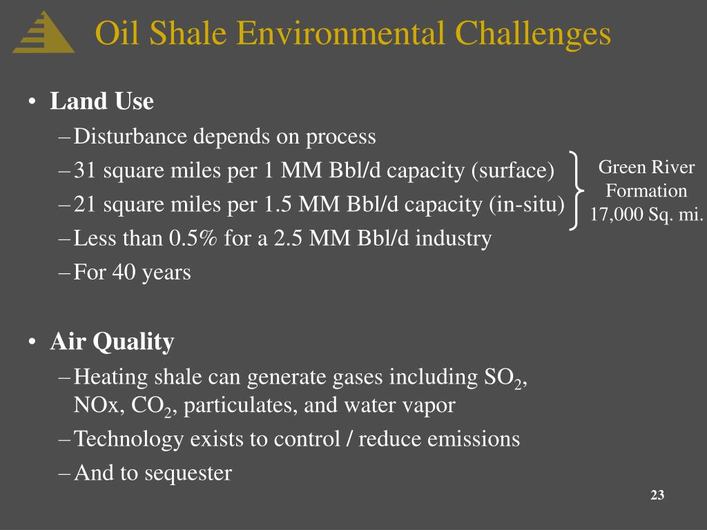PPT - Potential Development of United States Oil Shale Resources ...