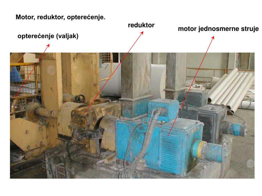 PPT - MOTOR JEDNOSMERNE STRUJE Poprečni presek jednosmernog motora ...