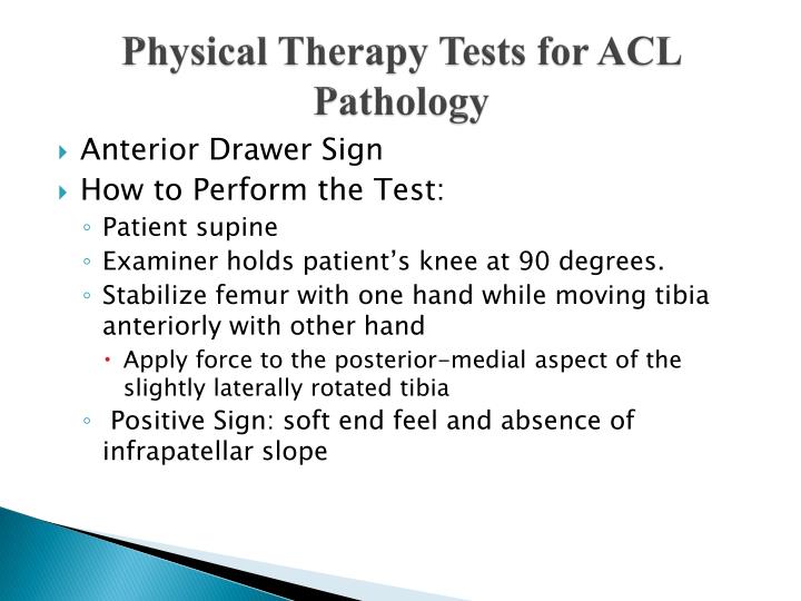 PPT - ACL Rehabilitation Physical Therapy Review and Evidence Based ...