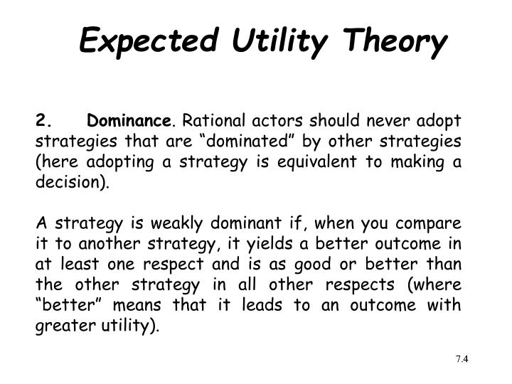 PPT - Expected Utility Theory PowerPoint Presentation - ID:1417450