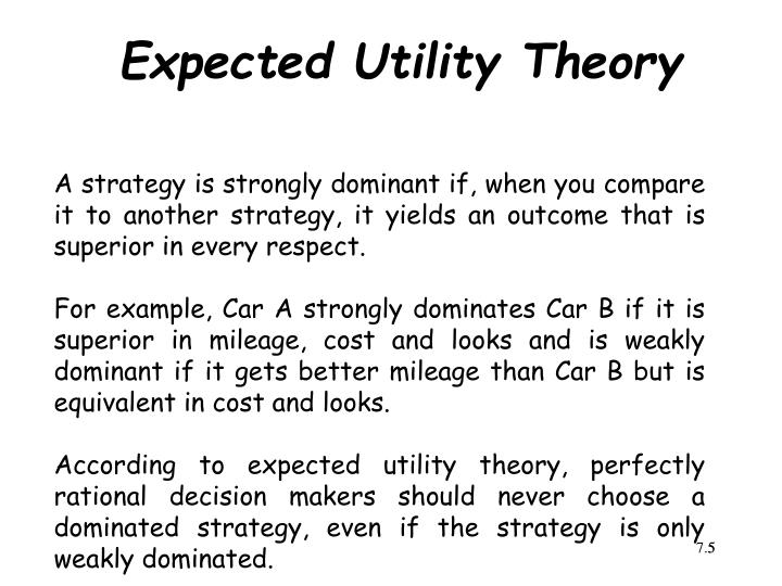 PPT - Expected Utility Theory PowerPoint Presentation - ID:1417450