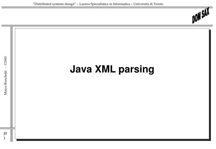 PPT - Java XML parsing PowerPoint Presentation, free download - ID:1417631 PPT - Java XML parsing PowerPoint Presentation, free download - ID:1417631