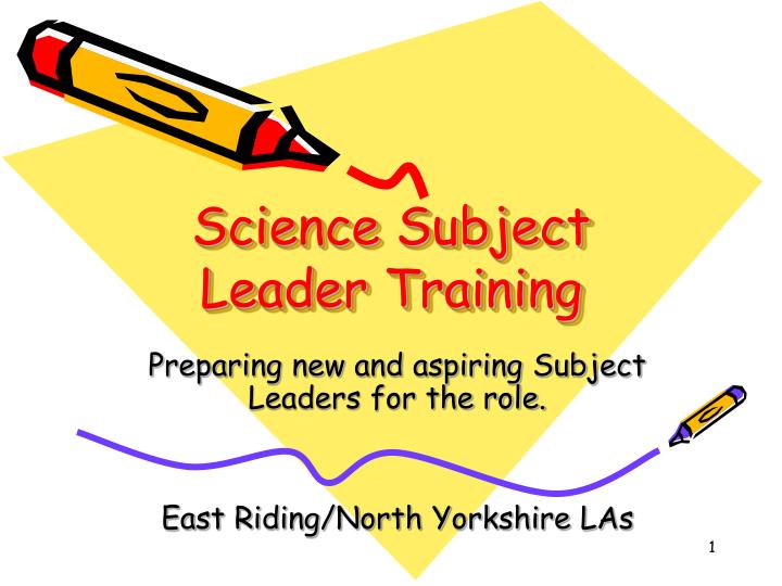 PPT - Science Subject Leader Training PowerPoint Presentation, free ...