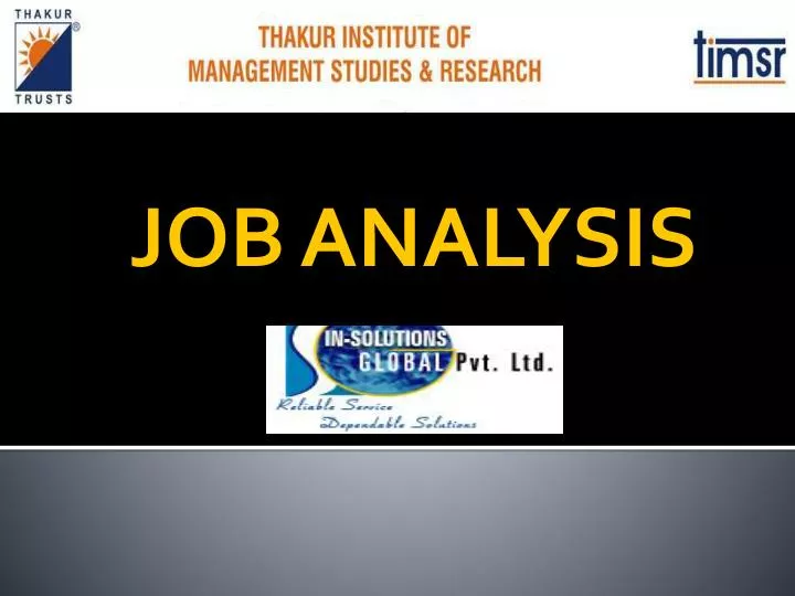 PPT - JOB ANALYSIS PowerPoint Presentation, free download - ID:1418019
