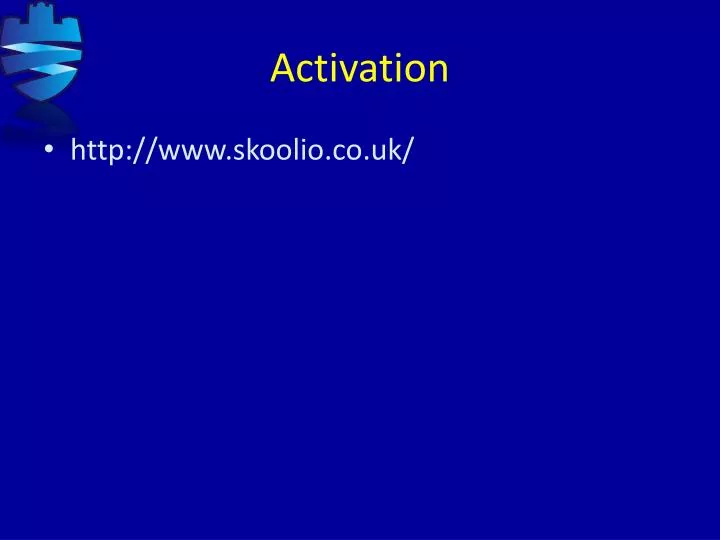 PPT - Activation PowerPoint Presentation, free download - ID:1418479