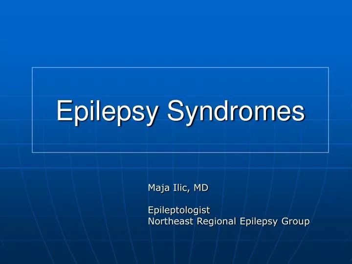 PPT - Epilepsy Syndromes PowerPoint Presentation, free download - ID ...