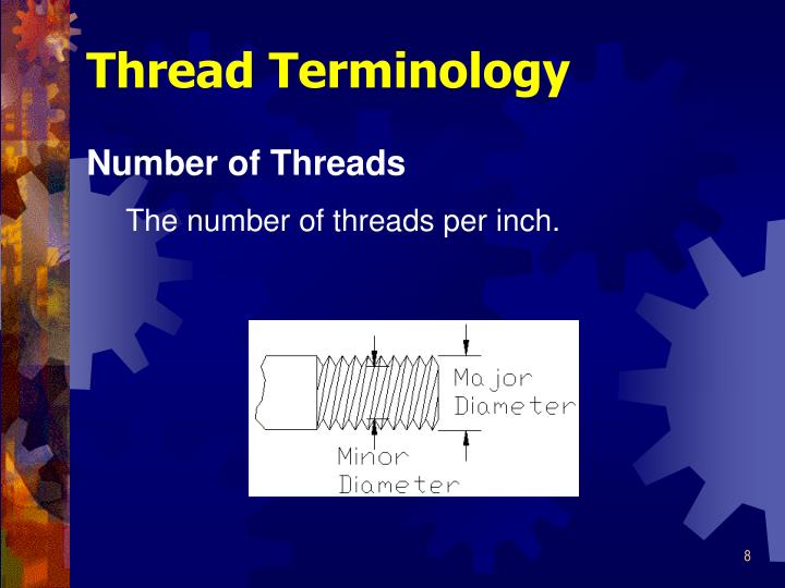 PPT - Threads and Thread Cutting PowerPoint Presentation - ID:141931