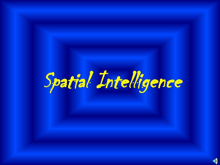 Spatial Intelligence