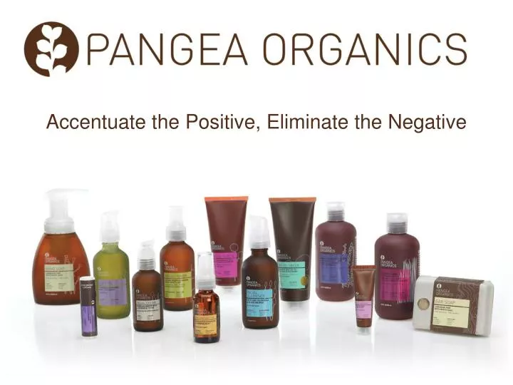 PPT - Accentuate the Positive, Eliminate the Negative PowerPoint ...