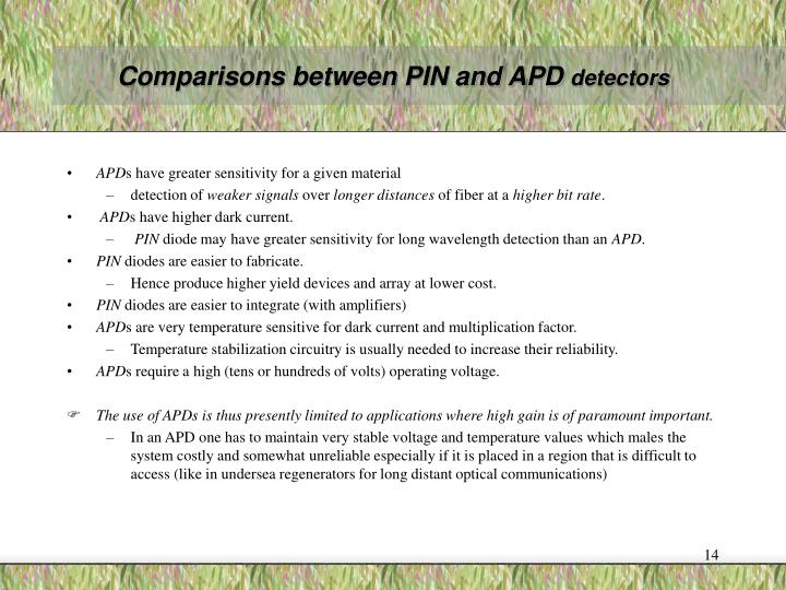 PPT - V. Semiconductor Photodetectors (PD) PowerPoint Presentation - ID ...