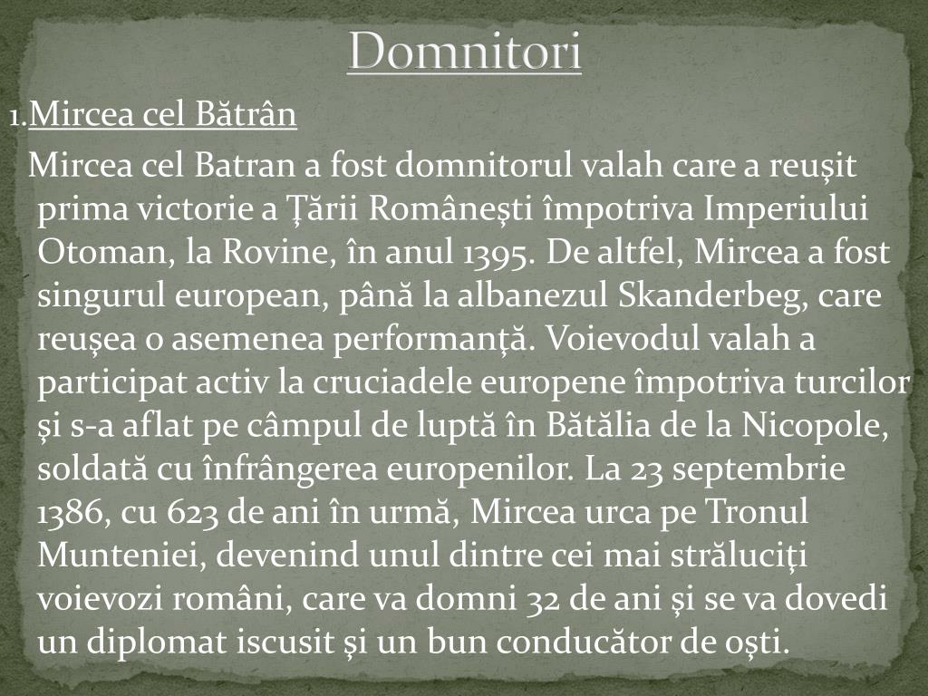 PPT - Raportul ţărilor române cu Poarta în secolele XV-XVI PowerPoint ...