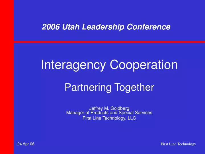 PPT - Interagency Cooperation PowerPoint Presentation, free download ...