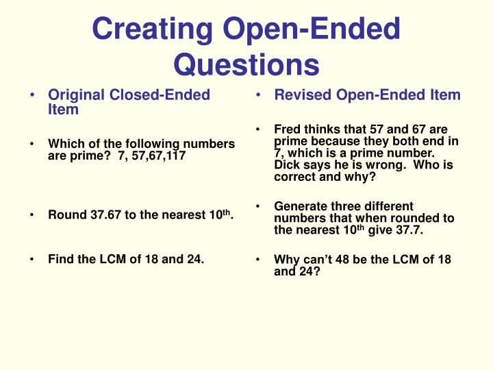 PPT - Success With Open-Ended Questions PowerPoint Presentation - ID ...