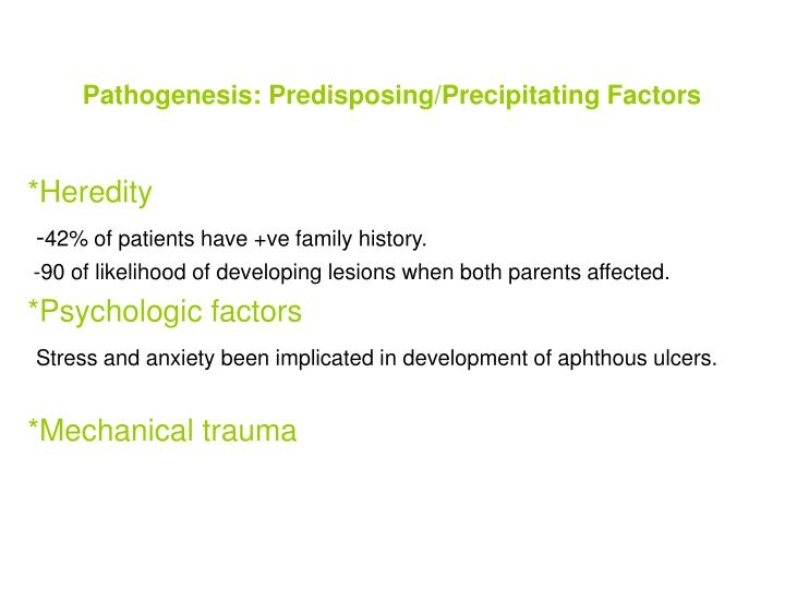 PPT - Oral Medicine Block Presentation: Aphthous Ulcers PowerPoint ...