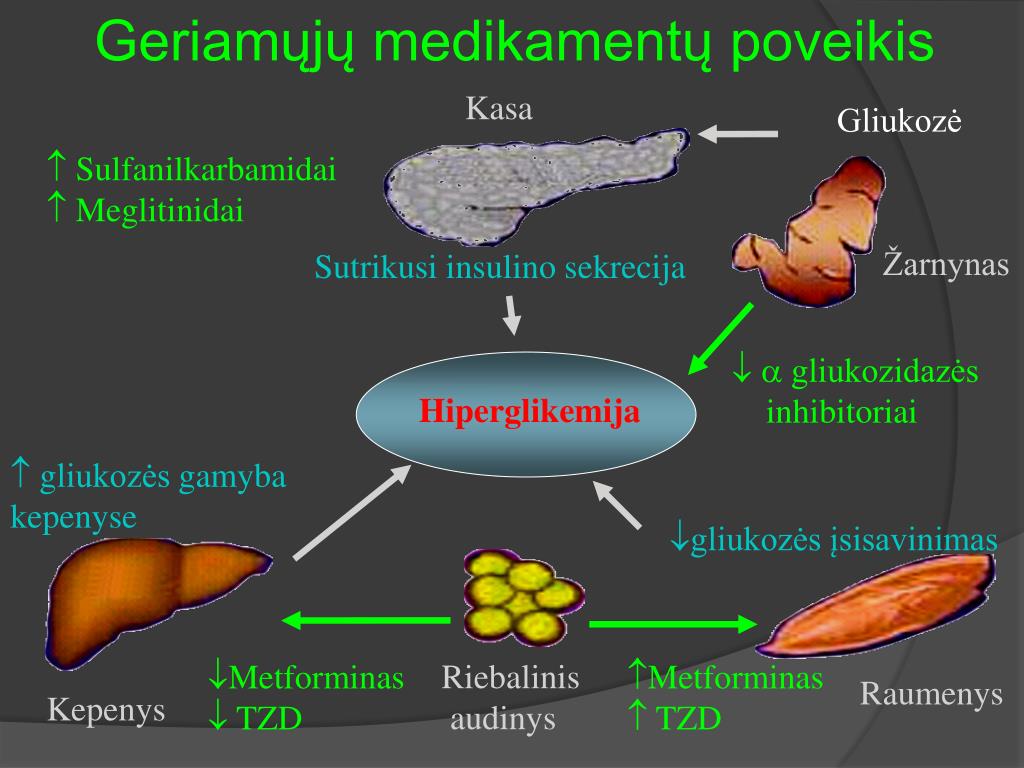PPT - CUKRINIO DIABETO DIAGNOSTIKA IR GYDYMAS PowerPoint Presentation ...