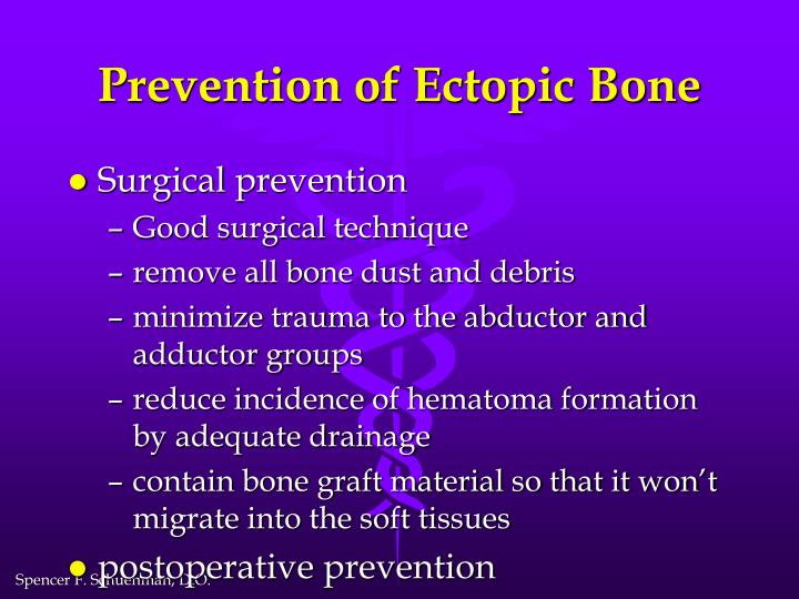 PPT - Postoperative Complications of Total Hip and Total Knee ...