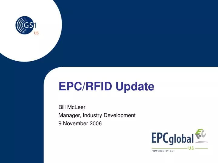 PPT - EPC/RFID Update PowerPoint Presentation, free download - ID:1421513