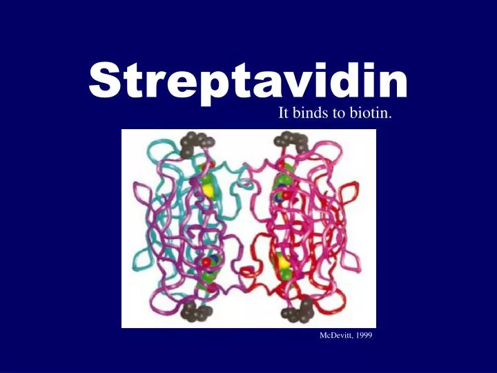 PPT - Streptavidin PowerPoint Presentation, free download - ID:1422022