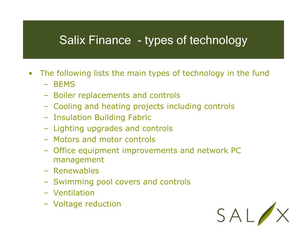 PPT - Salix Finance - Funding energy saving projects in Scotland’s ...