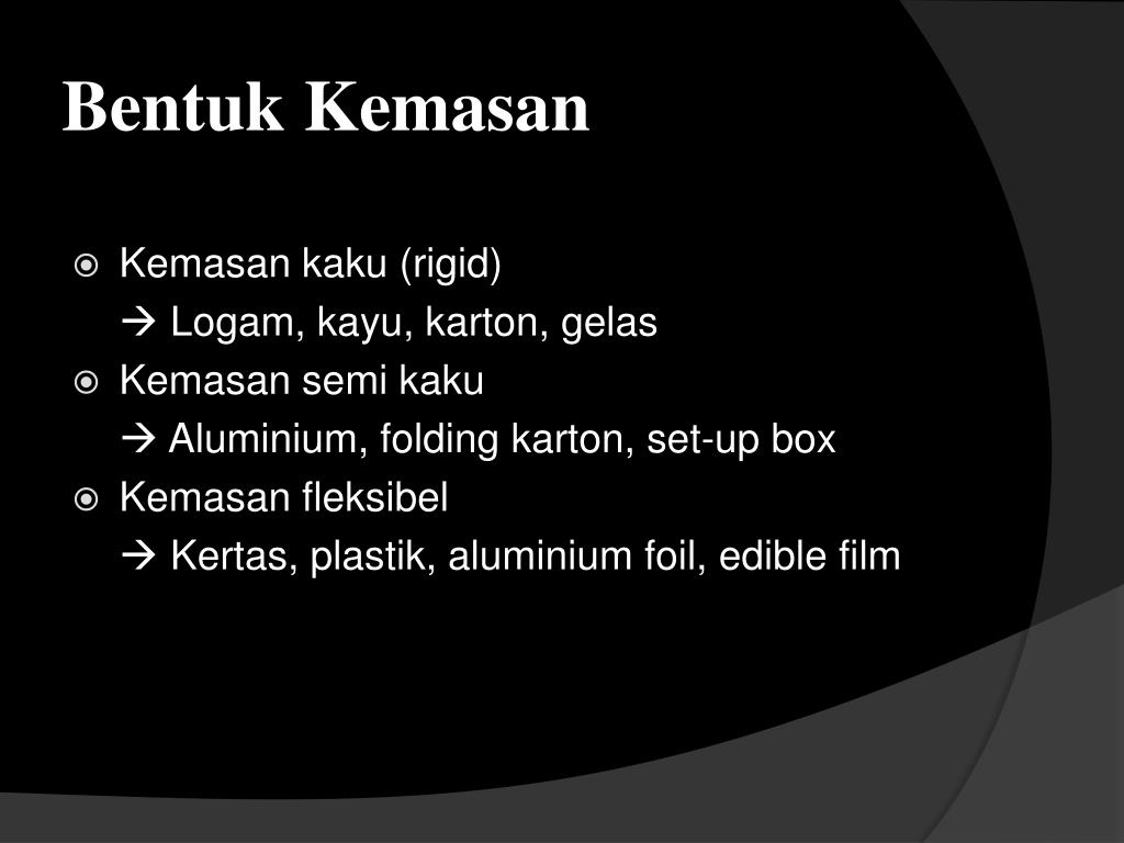 PPT - Teknologi Pengemasan PRODUK PANGAN PowerPoint Presentation, free ...