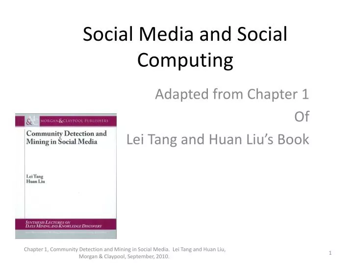PPT - Social Media and Social Computing PowerPoint Presentation, free ...