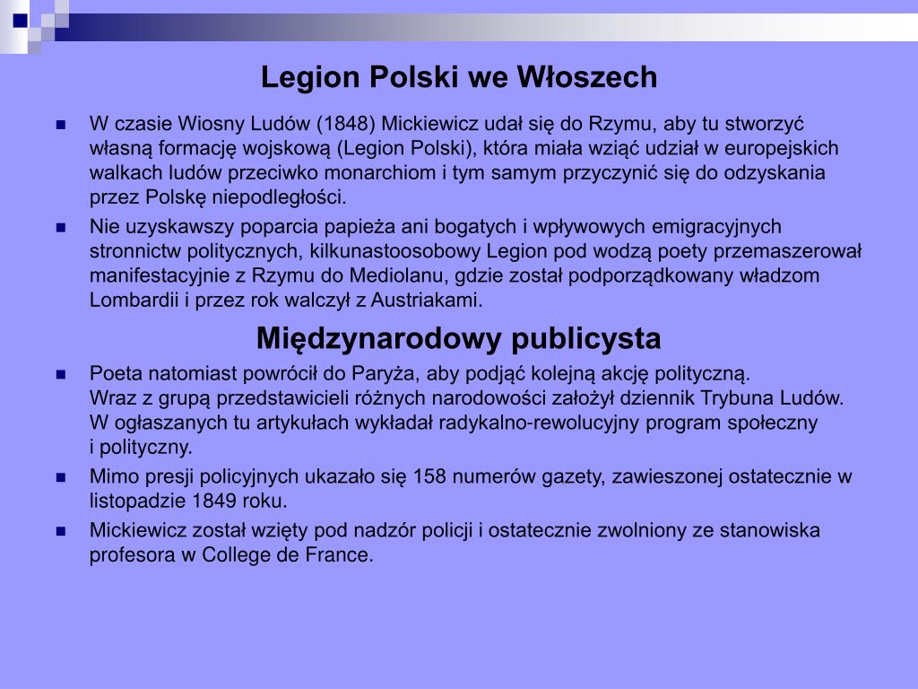 PPT - Adam Mickiewicz – poeta polskiego romantyzmu PowerPoint ... PPT - Adam Mickiewicz – poeta polskiego romantyzmu PowerPoint ...