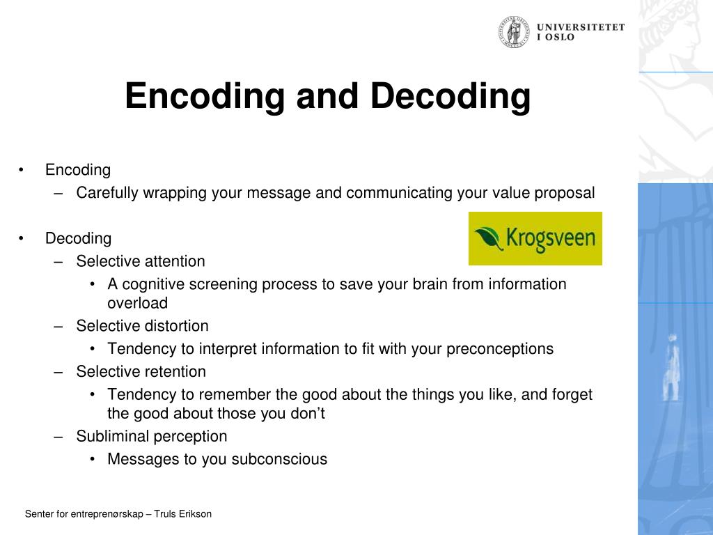 Encoding Decoding Encoding Decoding