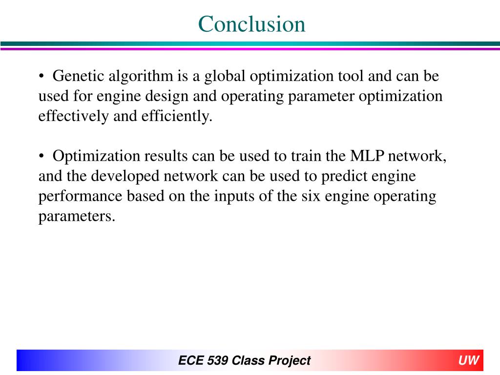 PPT - Engine Operating Parameter Optimization using Genetic Algorithm ... PPT - Engine Operating Parameter Optimization using Genetic Algorithm ...