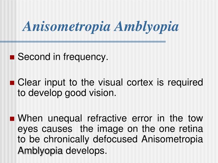 PPT - Amblyopia PowerPoint Presentation - ID:1424426