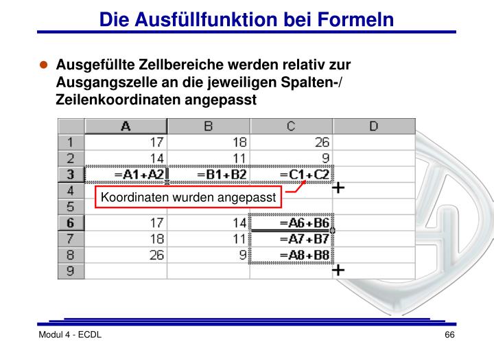 PPT - Tabellenkalkulation mit Excel PowerPoint Presentation - ID:1424644
