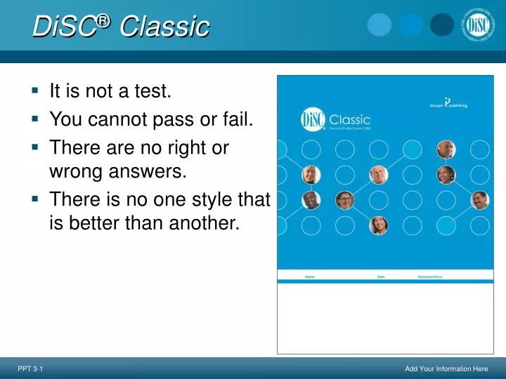PPT - DiSC ® Classic PowerPoint Presentation, free download - ID:142491