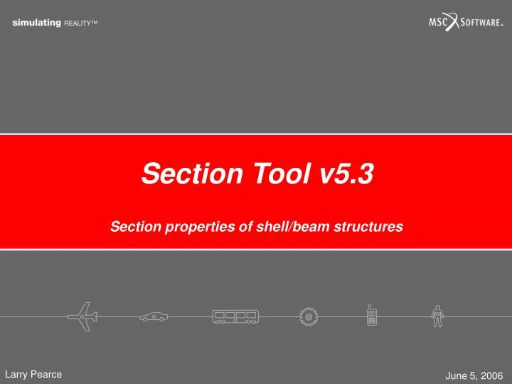 PPT - Section Tool v5.3 PowerPoint Presentation, free download - ID:1425048