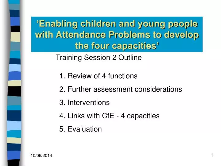 Ppt Training Session 2 Outline Powerpoint Presentation Free Download