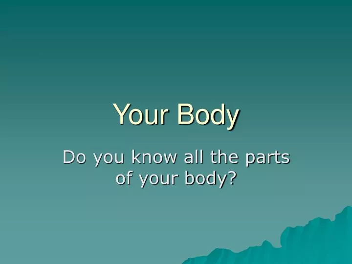 PPT - Your Body PowerPoint Presentation, free download - ID:1425543