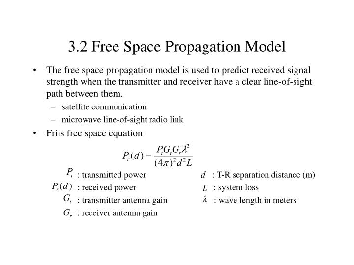 PPT - Chapter 3 Mobile Radio Propagation Large-Scale Path Loss ...