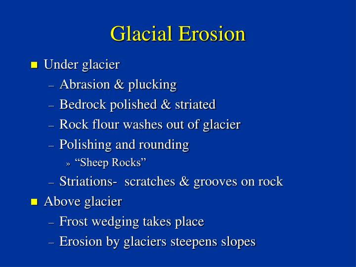 PPT - GLACIERS AND GLACIATION I PowerPoint Presentation - ID:1425790